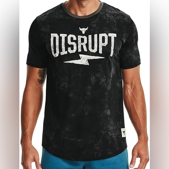 Under Armour | Shirts | Under Armour Project Rock Disrupt Short Sleeve ...